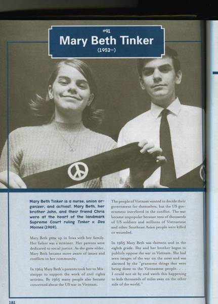 About Tinker v. Des Moines Indep. School Dist. (1969) | Tinker Tour